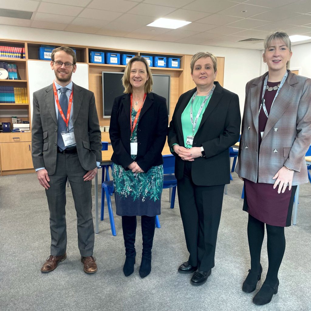 DfE visit Spalding and Giles to see the transformation in our schools ...