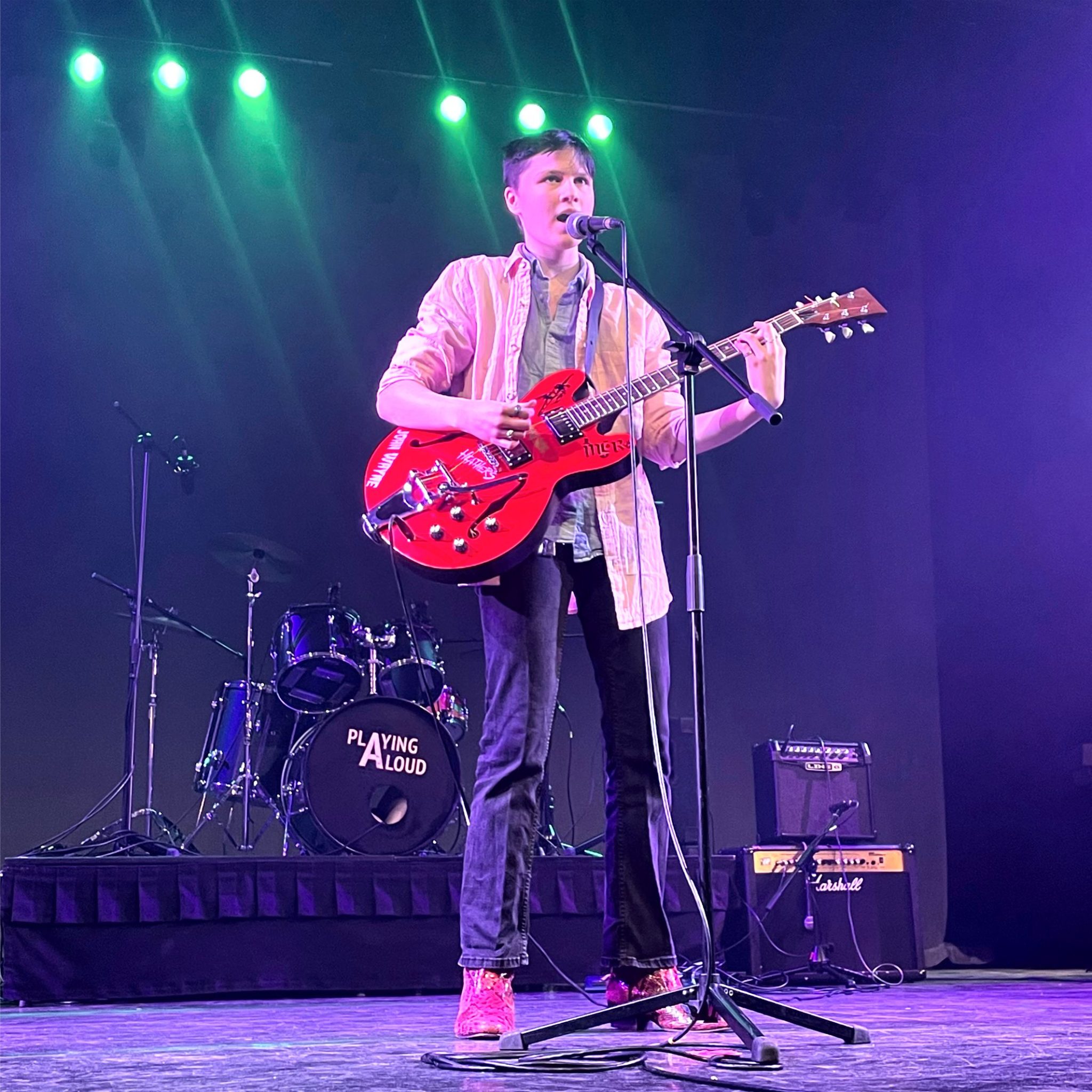 Young musicians perform, produce, engineer and run an entire show ...