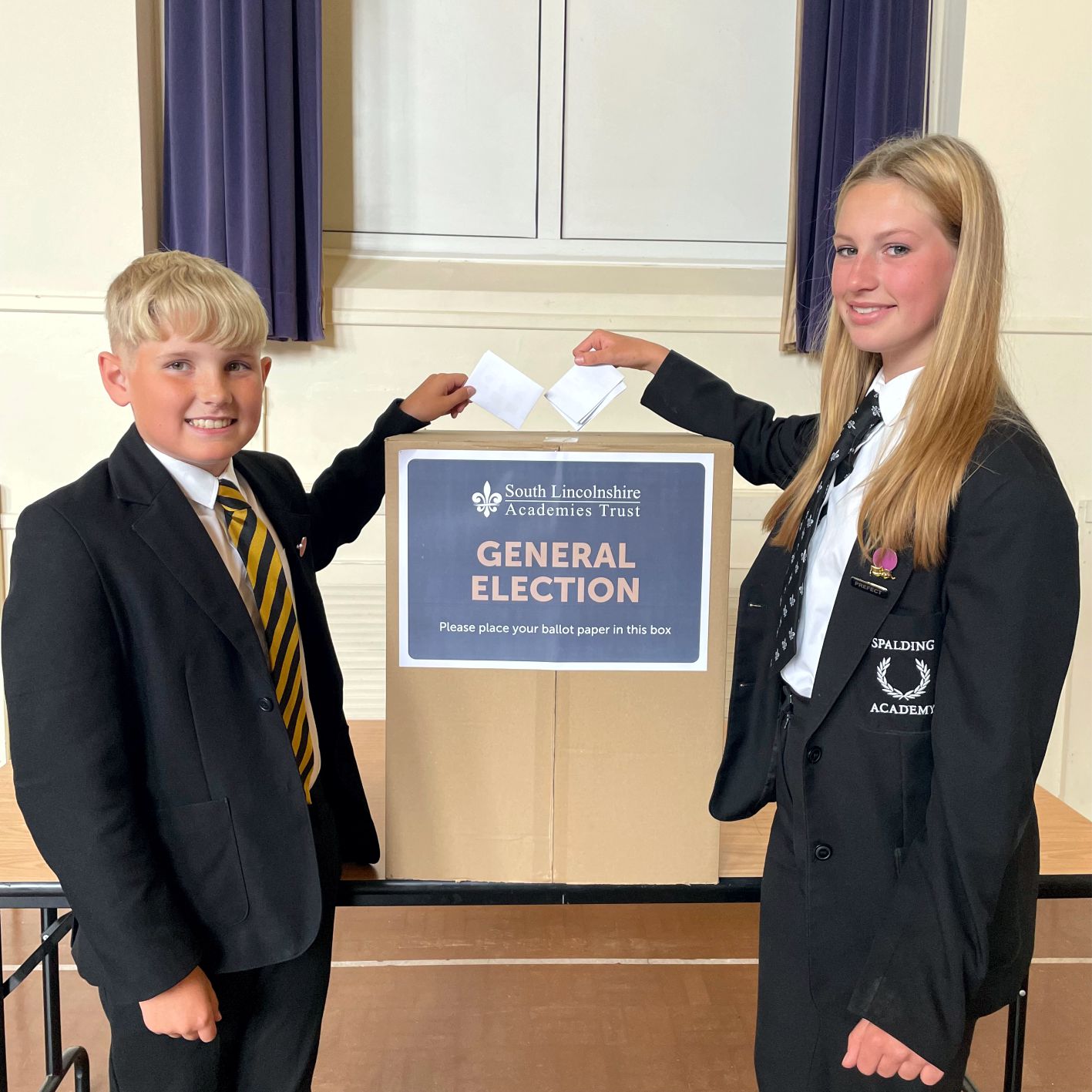 Mock general election prepares students for voting in the future ...